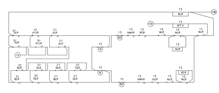 RRI Signal Points With Switche Routes With Buttens NCR RCR RR Relay ...